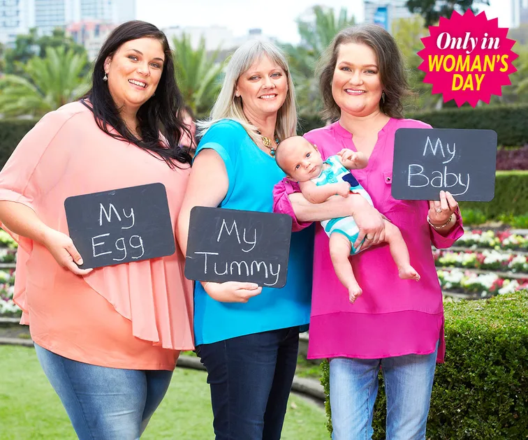 Three women and a baby – we all made this baby together