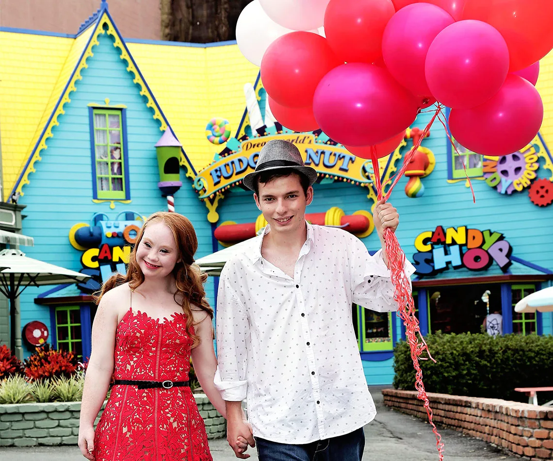 Madeline Stuart celebrates two years with her boyfriend