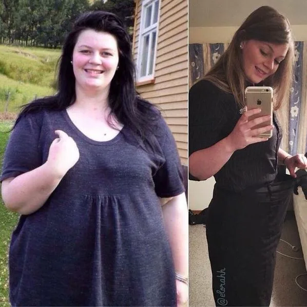 Woman shares her incredible 55kg transformation