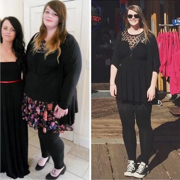 Woman shares her incredible 55kg transformation