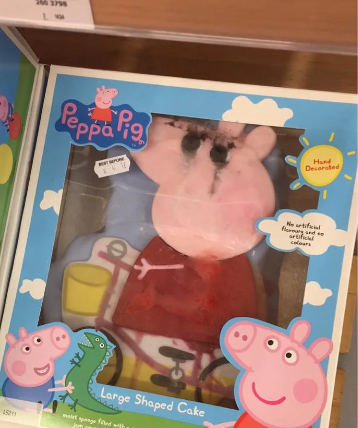 See this hilarious Peppa Pig cake fail