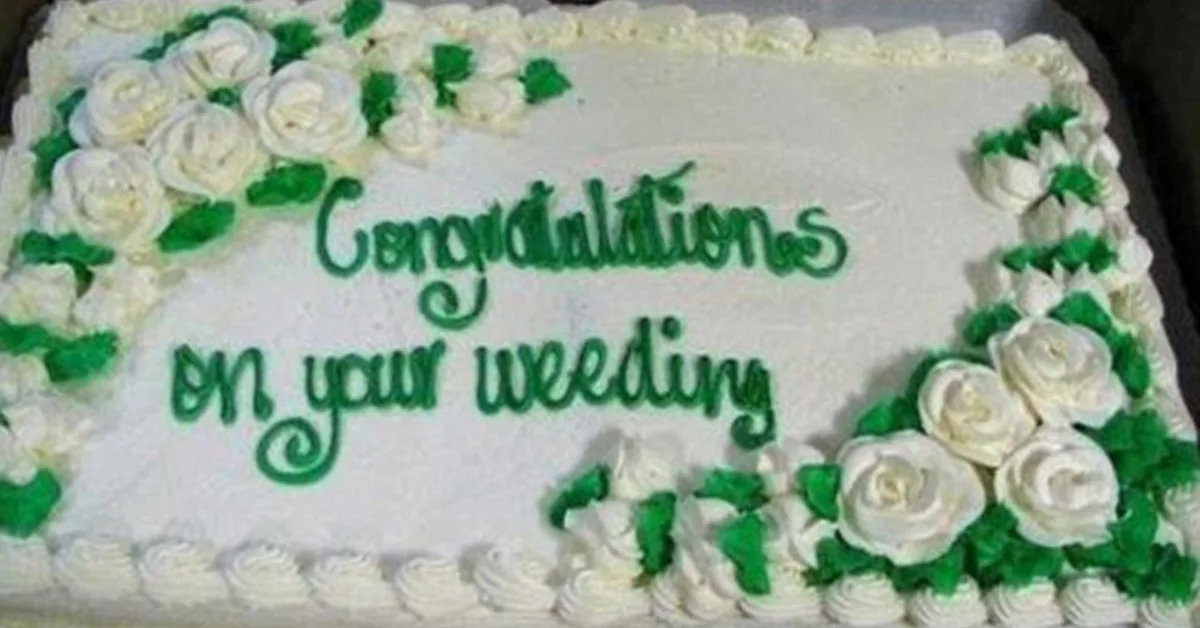 wedding cake disasters