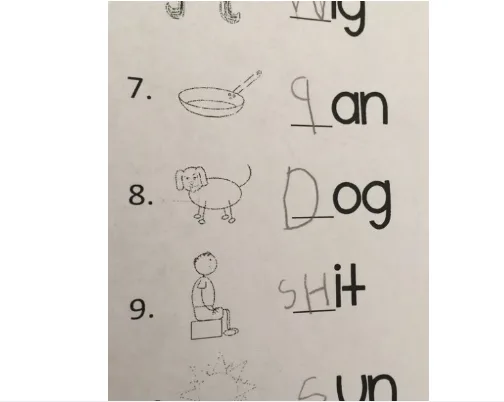 The funniest homework fails from kids