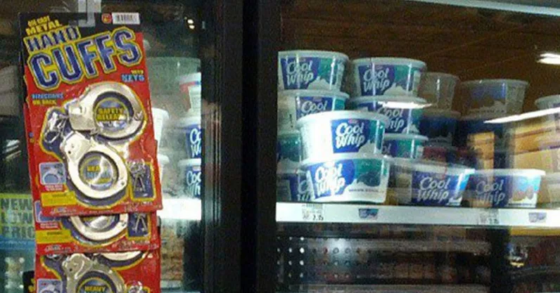 When supermarkets get cheeky with their displays