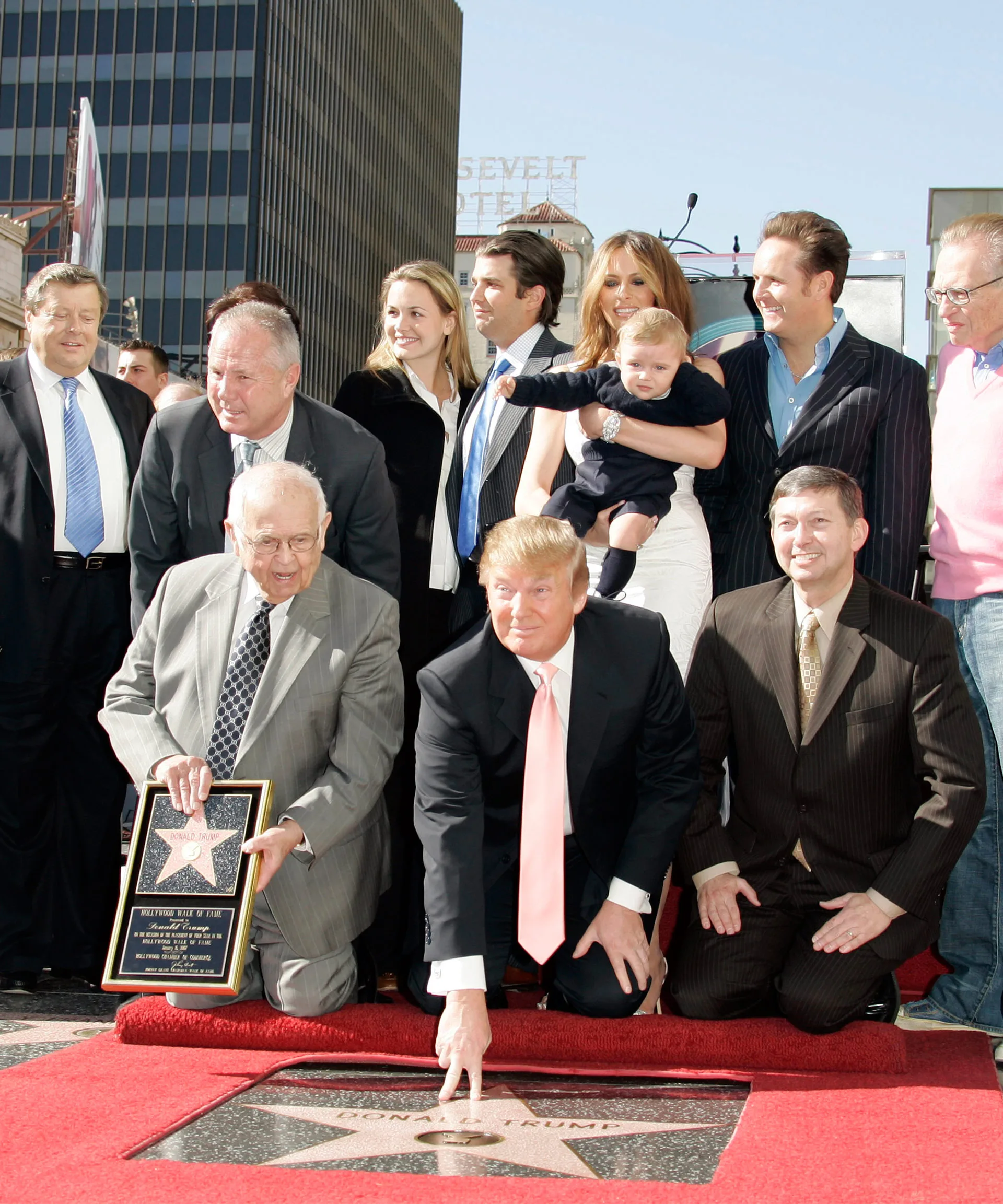 Donald Trump's Walk of Fame star has been defaced