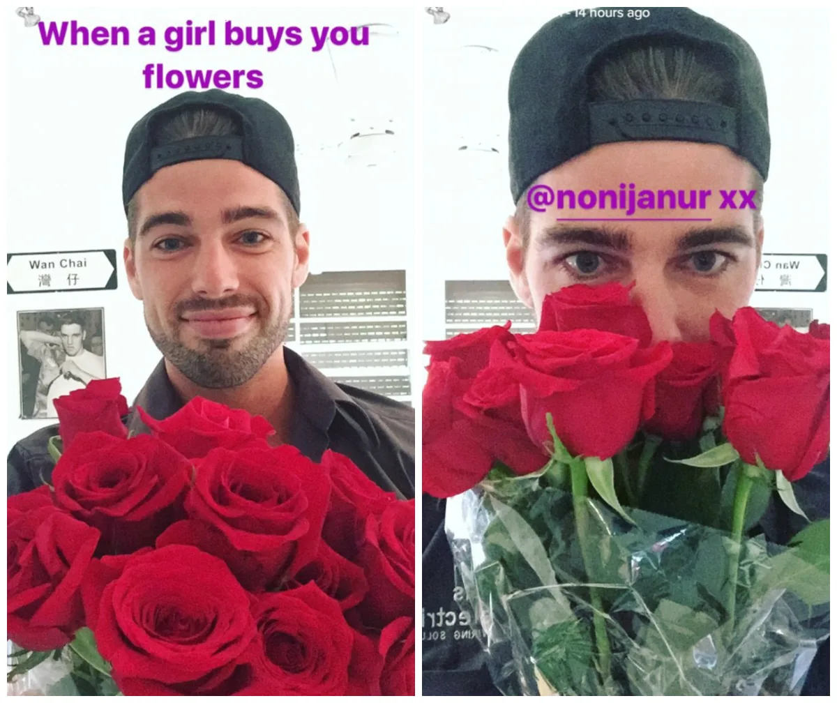 Noni Janur and Sam Johnston confirm their relationship