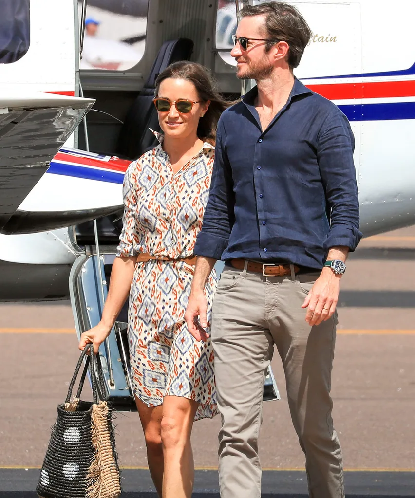 Pippa Middleton and James Matthews travel to Perth