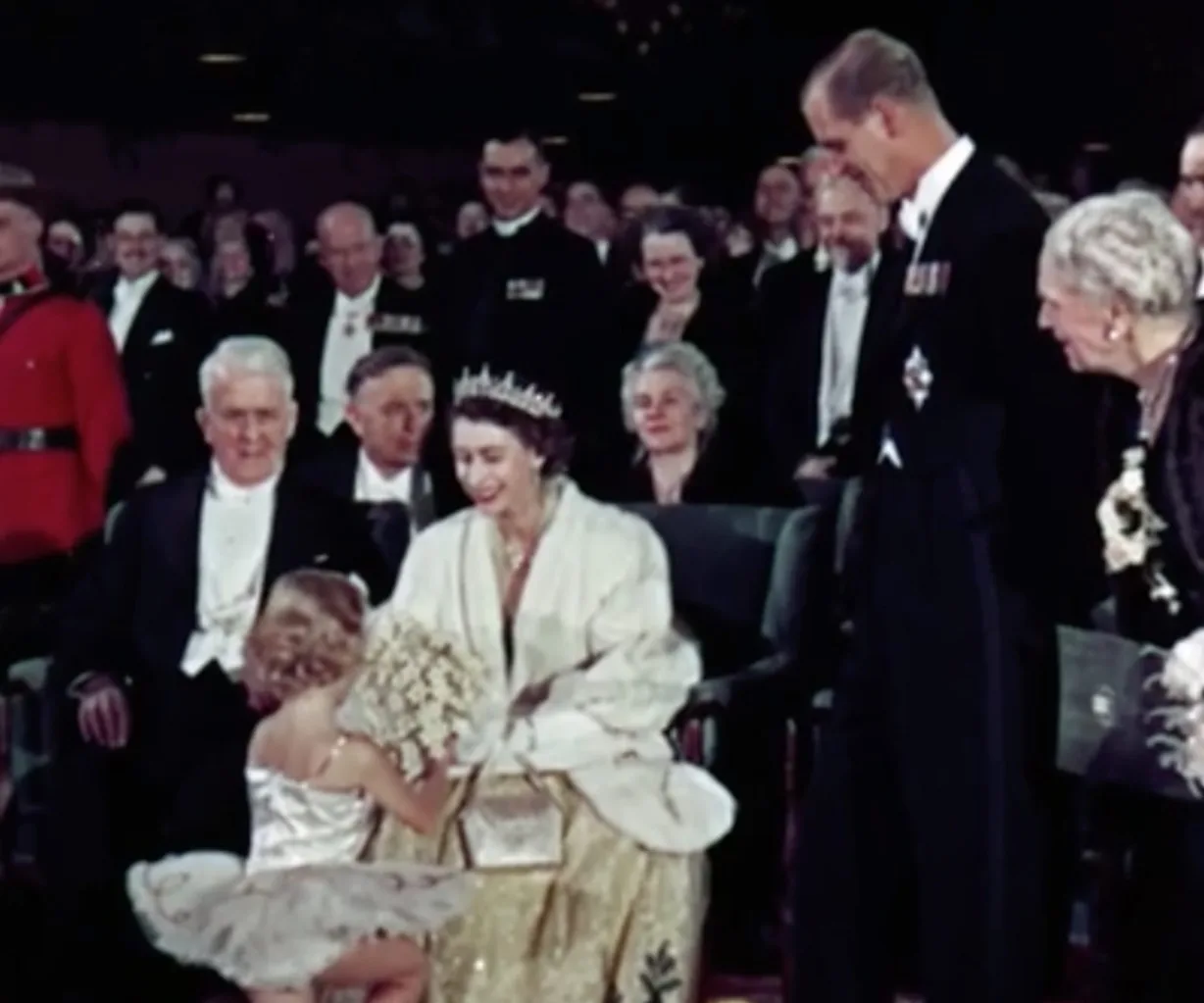 Queen Elizabeth at the ballet
