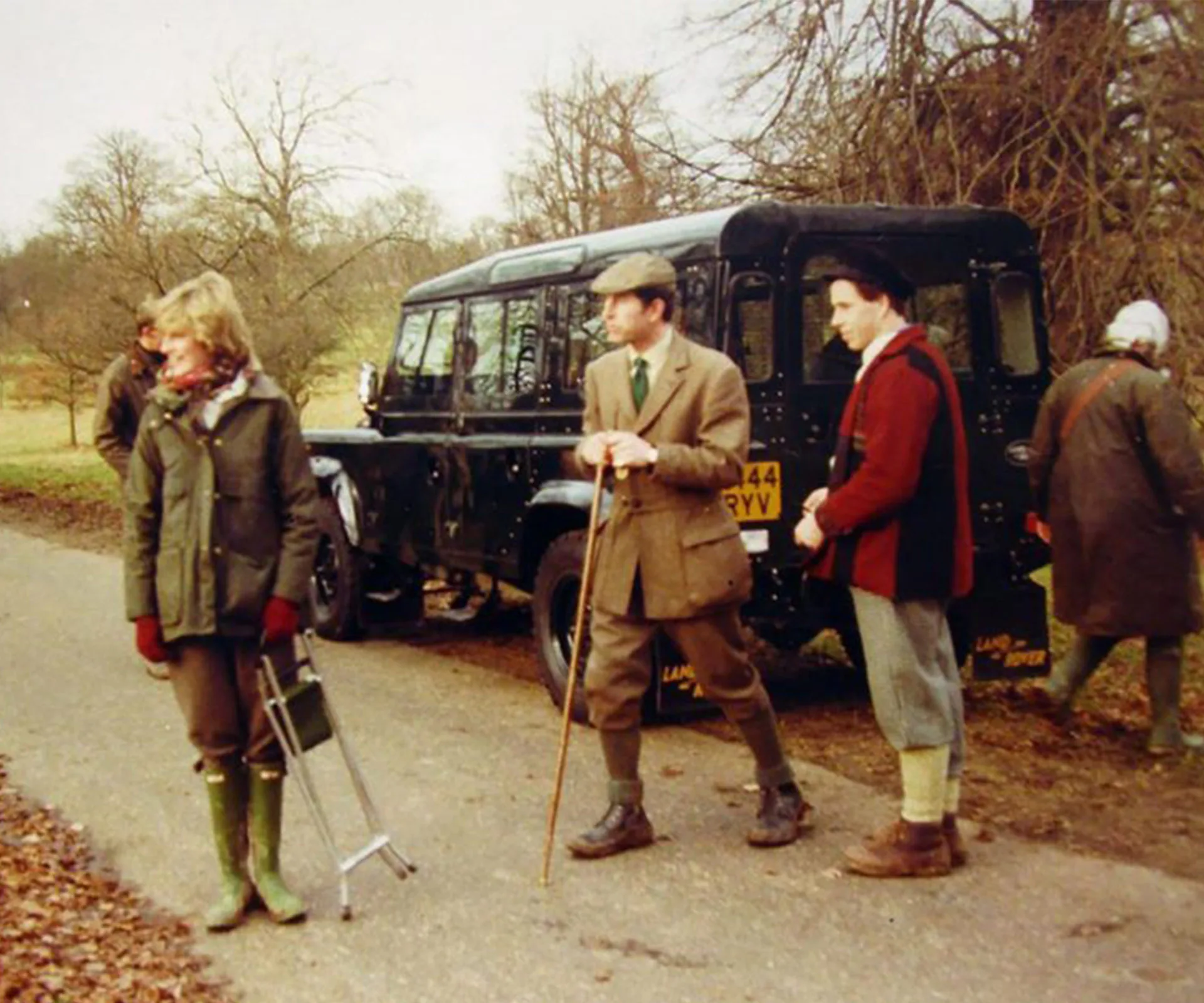 New pictures of Princess Diana hunting