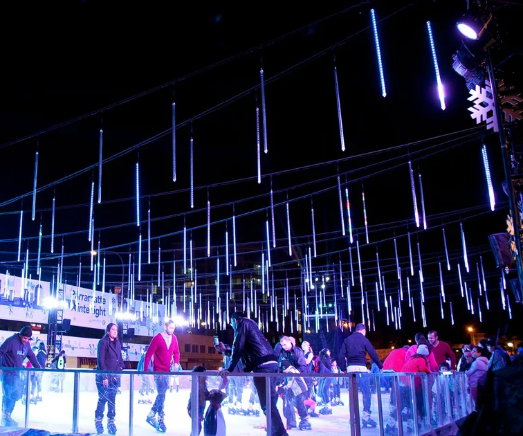 Sydney's biggest open-air ice skating rink is back!