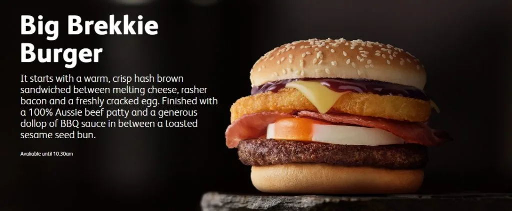 McDonald’s new Big Brekkie Burger