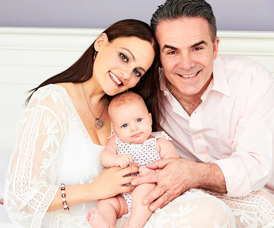 Australian Idol star Cosima De Vito's baby joy