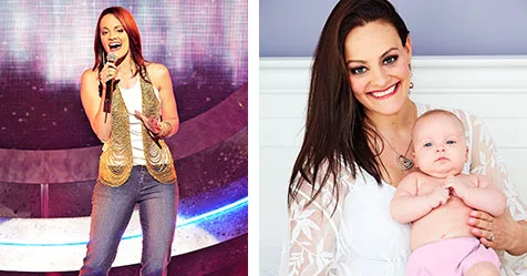 Australian Idol star Cosima De Vito's baby joy