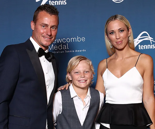 Cruz Hewitt looks IDENTICAL to Lleyton during new family outing