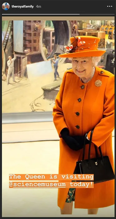The Queen has used Instagram for the first time