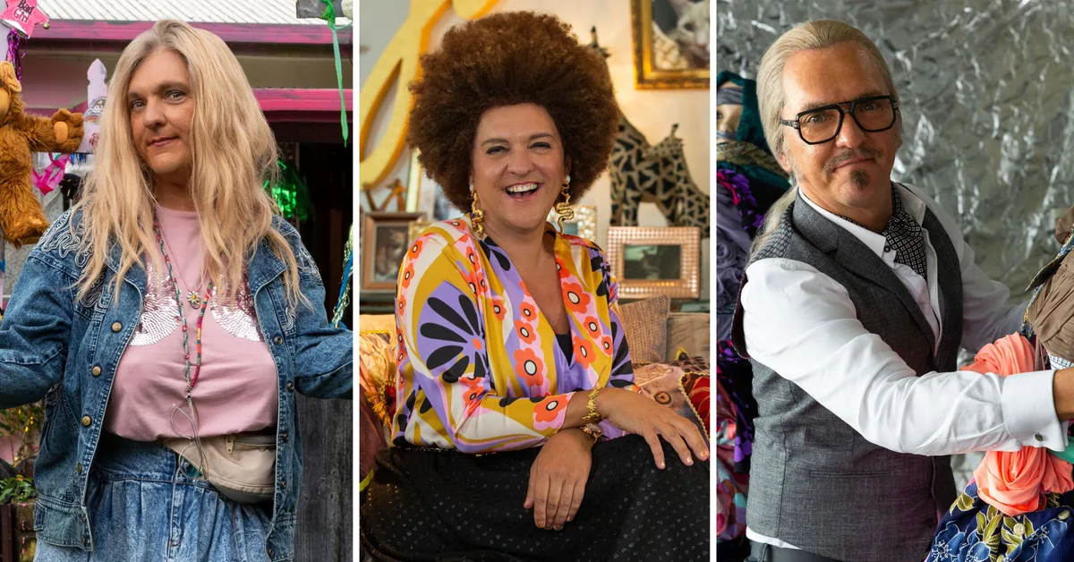 Meet the characters or Chris Lilley's Netflix series Lunatics
