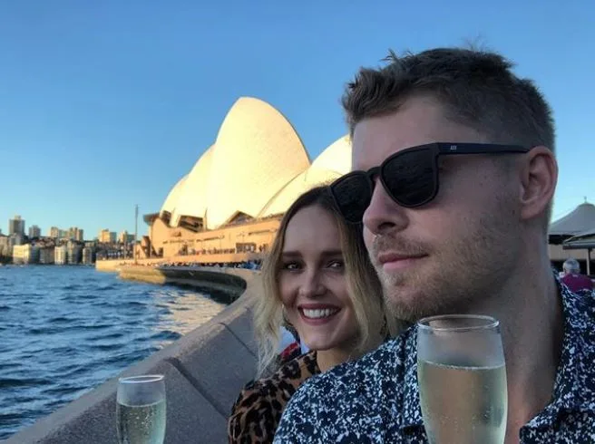 Luke Mitchell credits wife Rebecca Breeds for his success