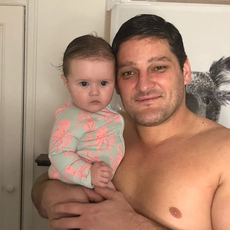 Brendan Fevola's daughter Tobi is his adorable mini-me in new photo