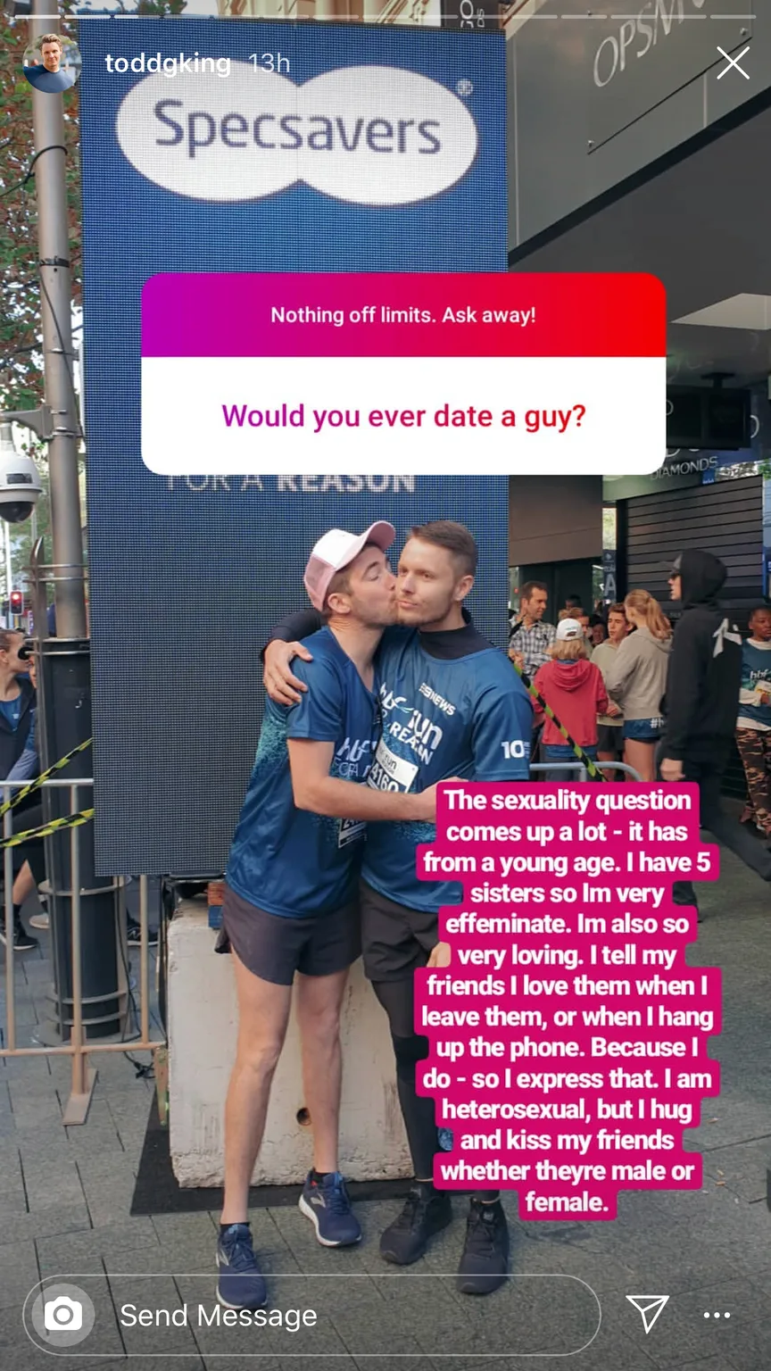 The Bachelorette's Todd King addresses his sexuality