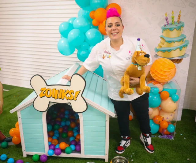 Anna Polyviou just made Australia’s largest cake for dogs
