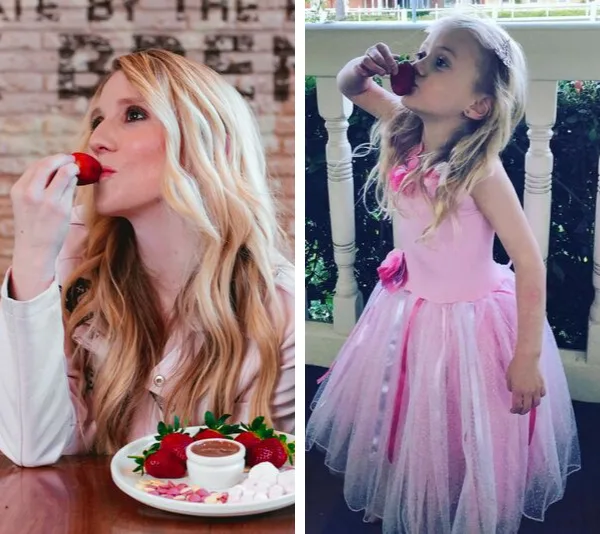 Nikki Webster's daughter dances to Strawberry Kisses