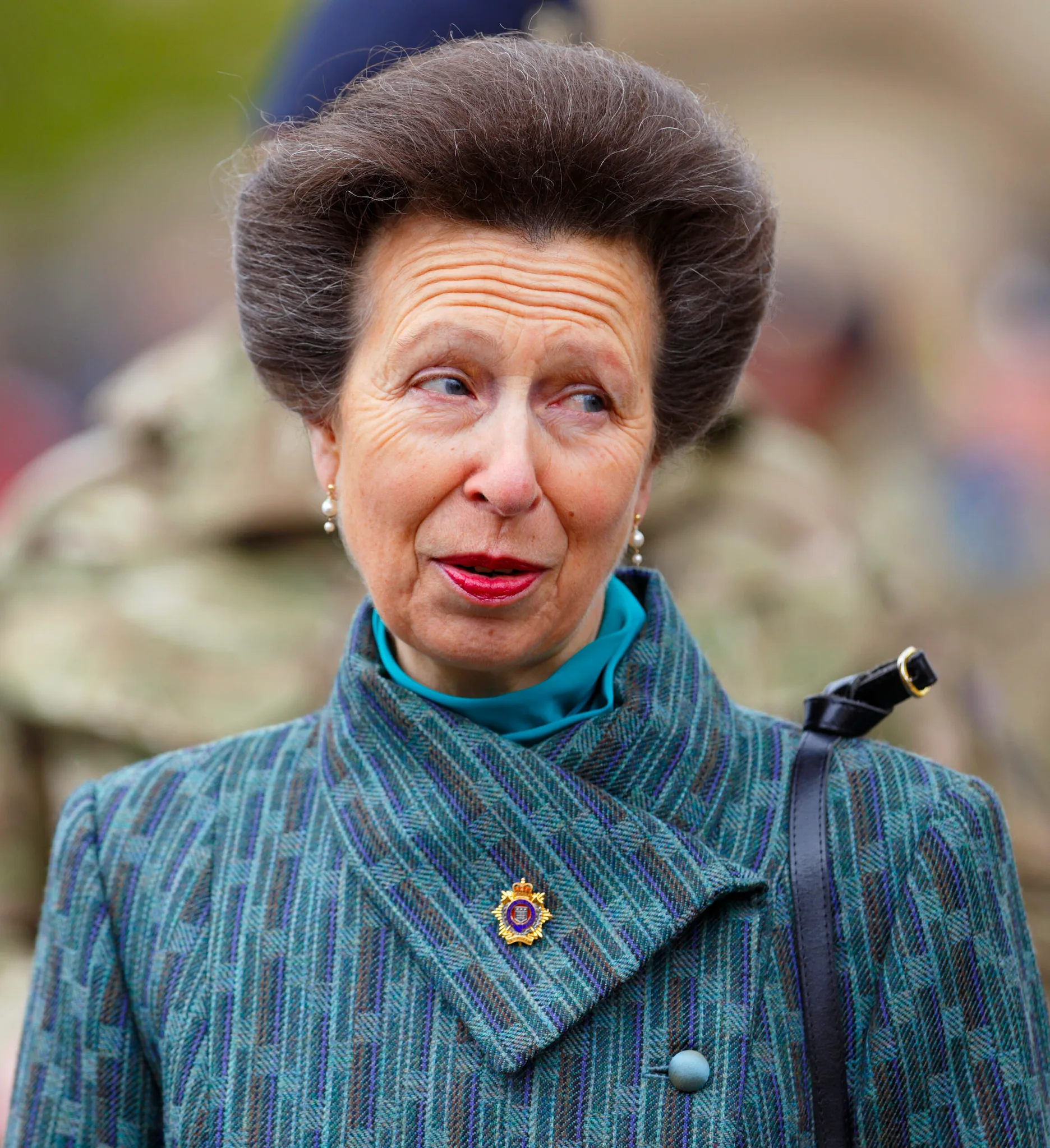 How Princess Anne gets her very high bouffant hair