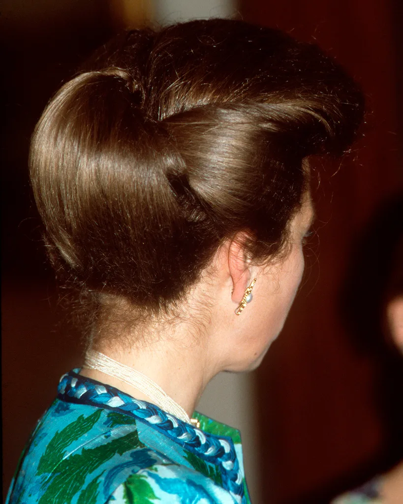 How Princess Anne gets her very high bouffant hair