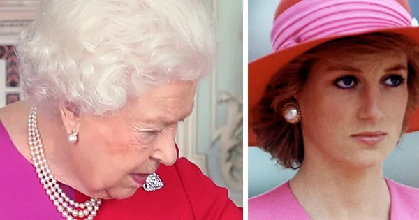 Queen Elizabeth's pink dress channels Diana's iconic look