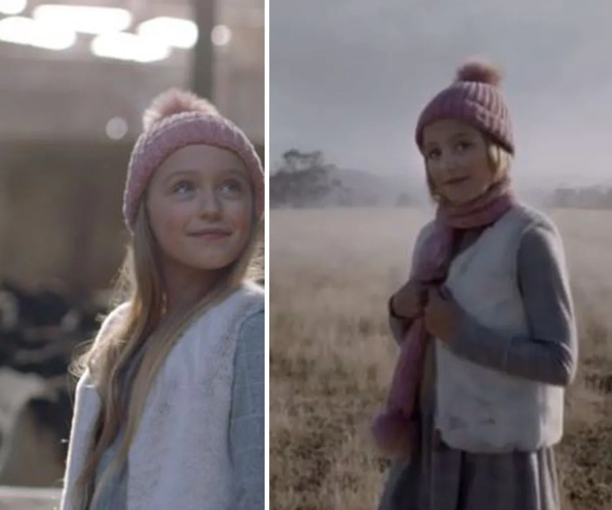 Just like mum! Bec Hewitt's daughter Ava makes her TV debut