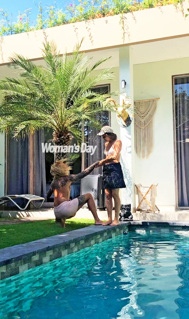 Photos of Ciarran Stott and Renee Barrett's Bali proposal