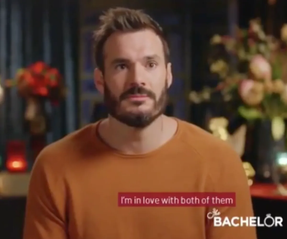 Yes, Bachelor Locky falls in love with two women!