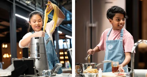 Junior MasterChef Australia's Phenix and Ryan take control of the kitchen
