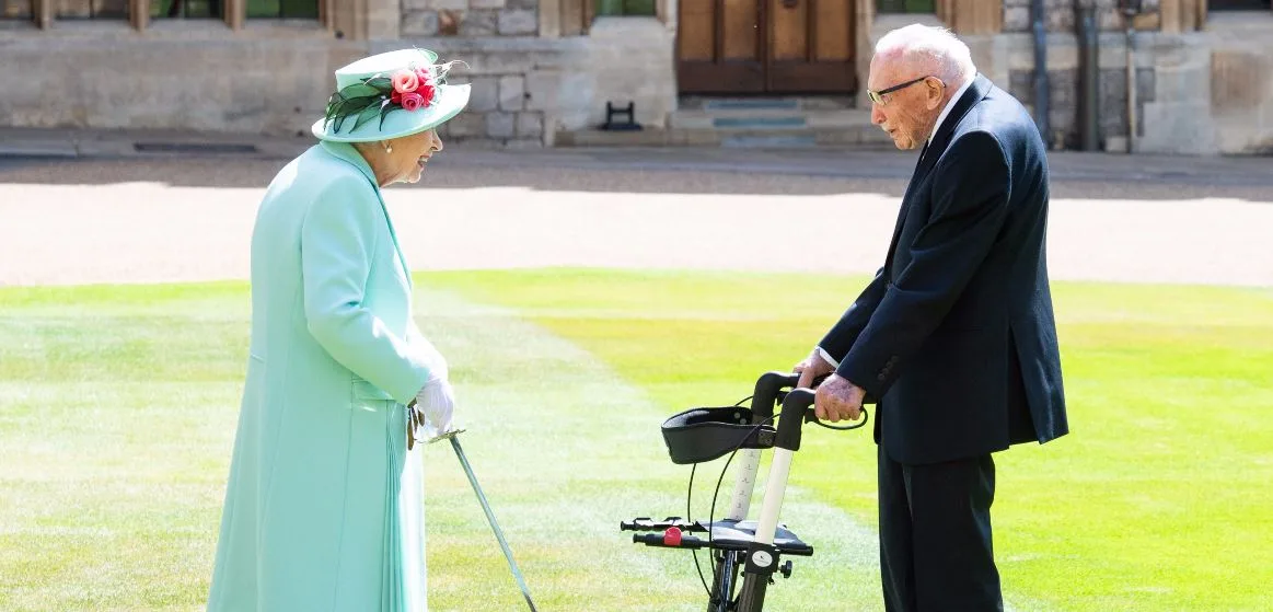 Queen shares a message of condolence as Captain Sir Tom Moore dies