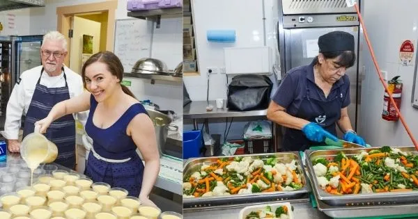 Inside the Meals on Wheels kitchen