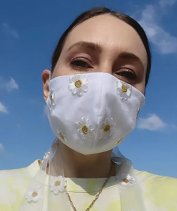 Zöe Foster-Blake's coronavirus face mask style
