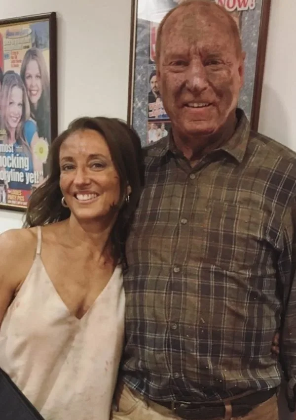 Home and Away's Georgie Parker and Ray Meagher throwback