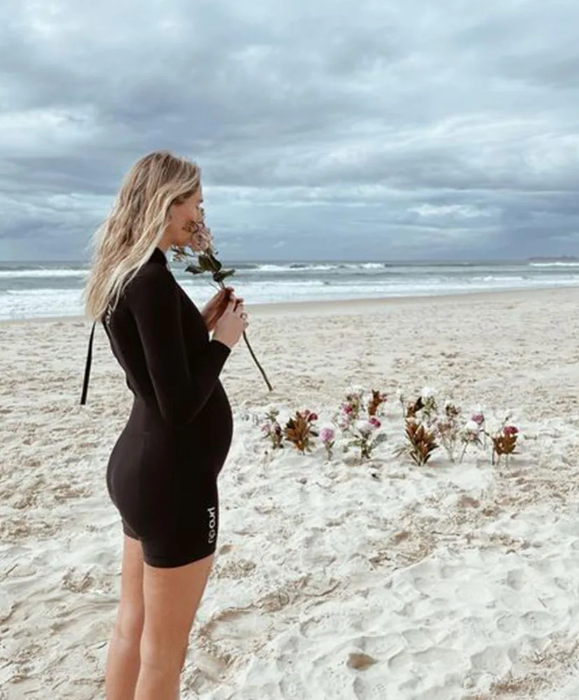 Alex "Chumpy" Pullin's widow Ellidy Pullin welcomes their first child