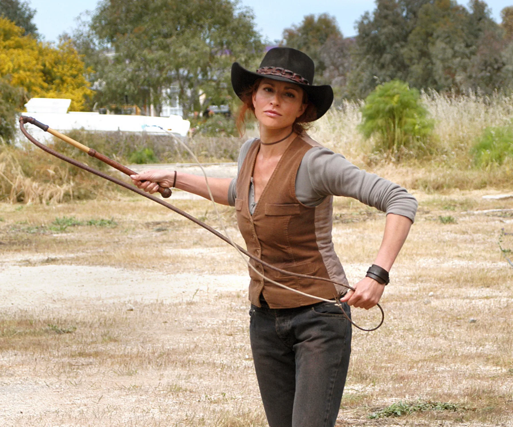 McLeod's Daughters star Simmone Jade Mackinnon after the show