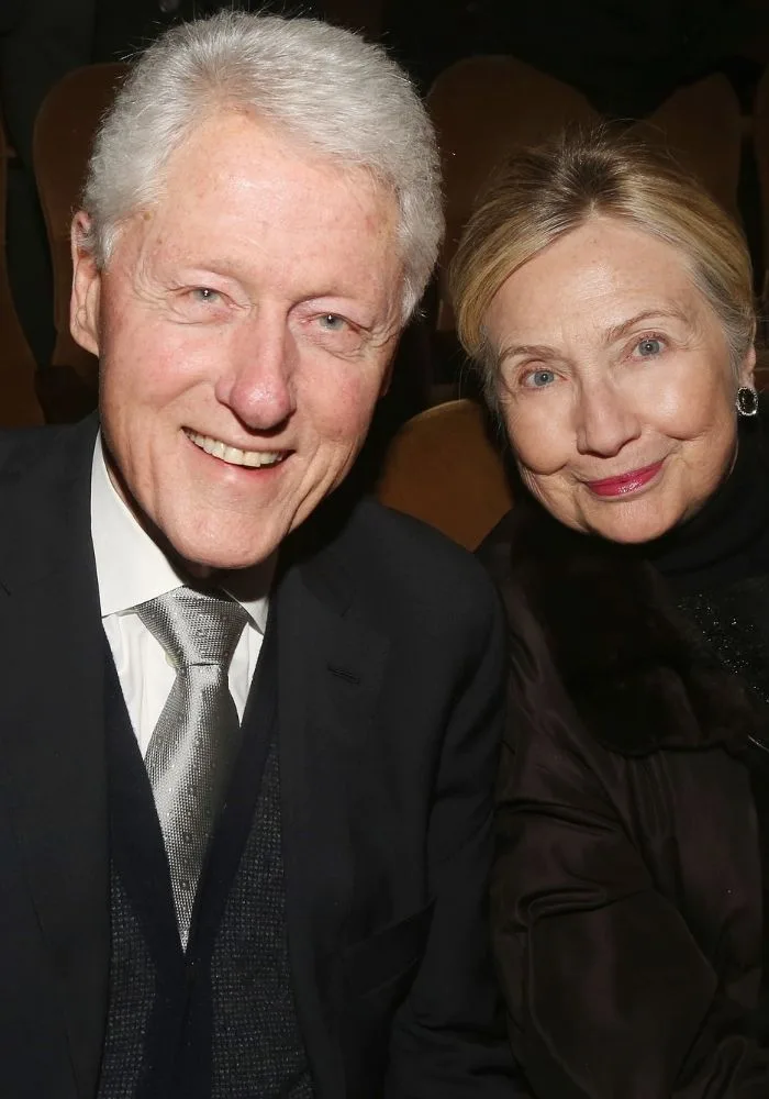 Hillary Clinton and Bill Clinton celebrate their 46th wedding anniversary