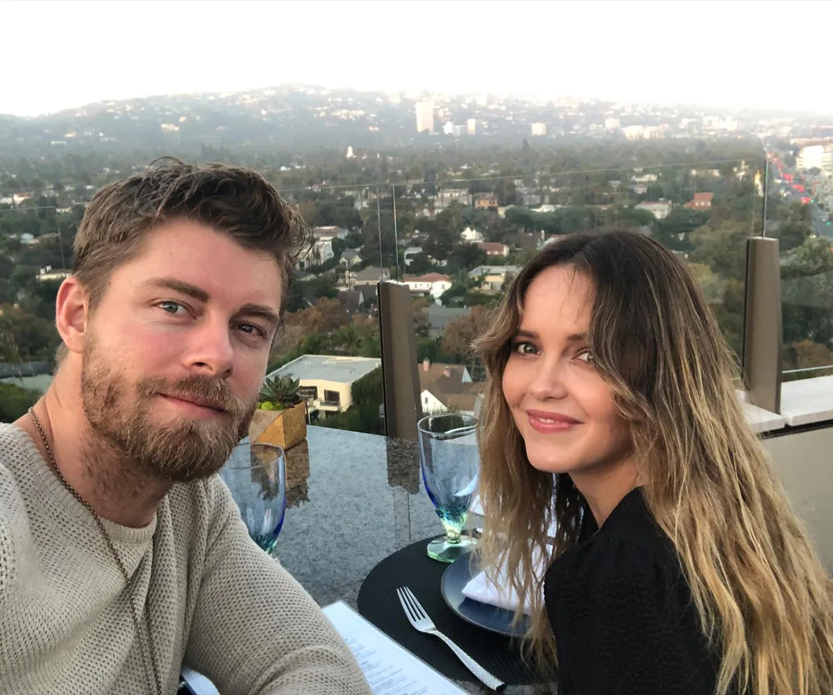 Luke Mitchell and Rebecca Breeds' love story in pictures