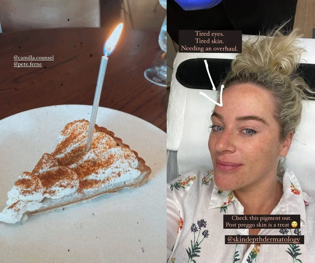 Ash Pollard celebrates her 36th birthday over a week since giving birth ...
