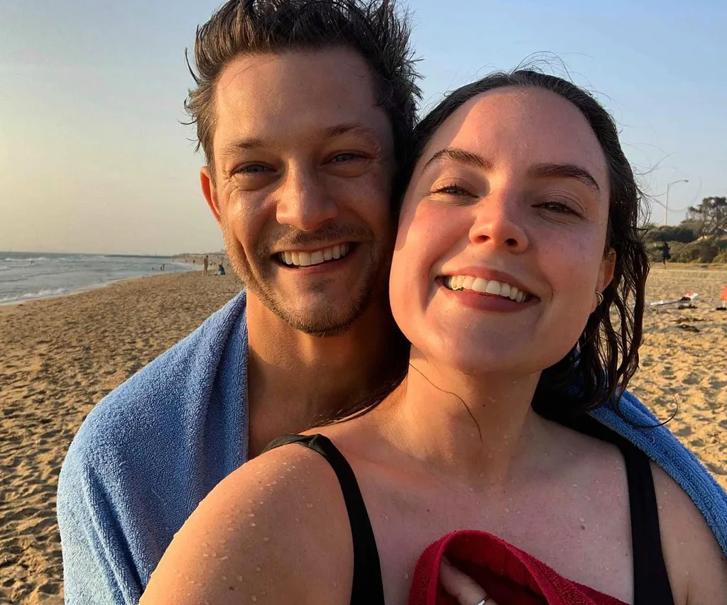 Rob Mills and wife to be Georgie Tunny's love story started with a “crazy” Instagram DM