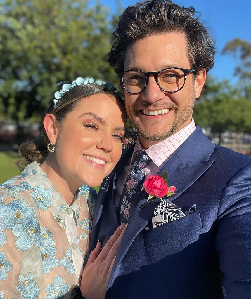 Rob Mills and wife to be Georgie Tunny's love story started with a “crazy” Instagram DM