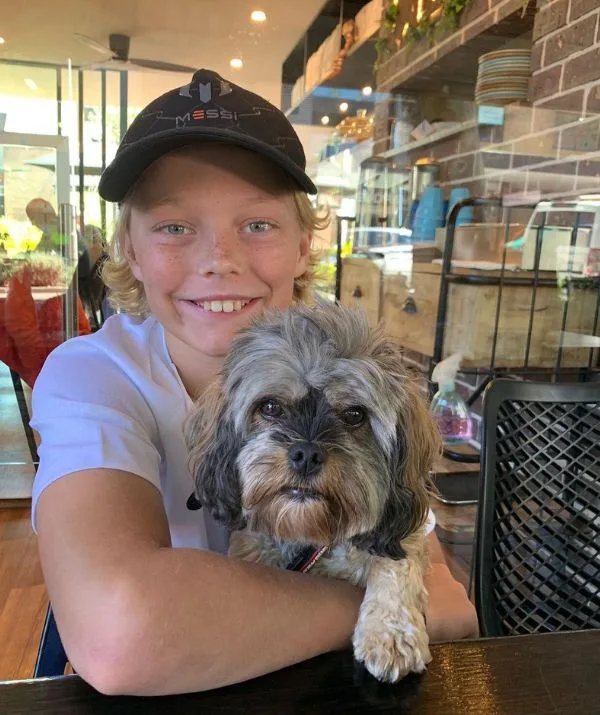 Bec and Lleyton Hewitt's kids Mia, Ava and Cruz in photos