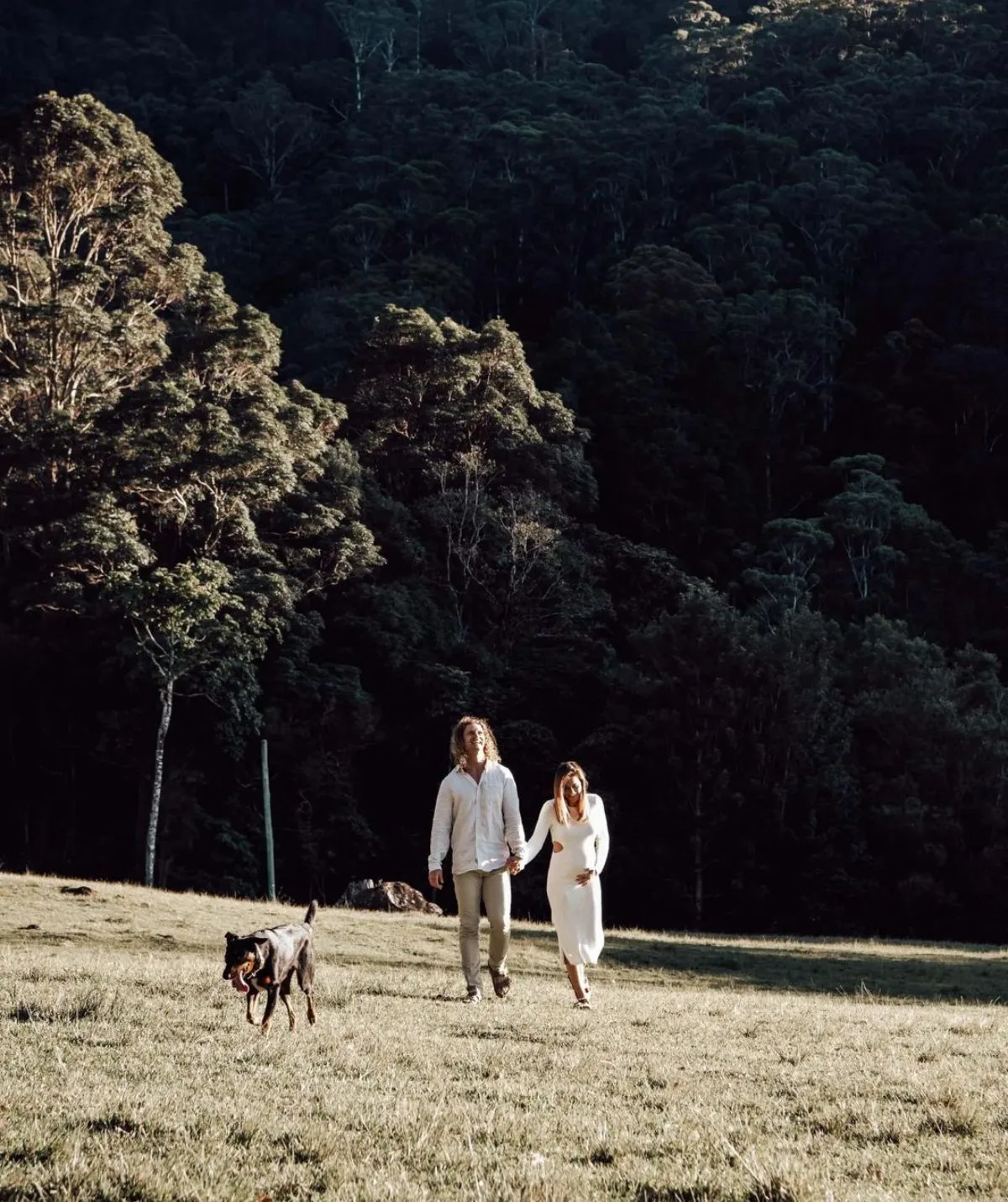 Nick Cummins and Alexandra George welcome their baby