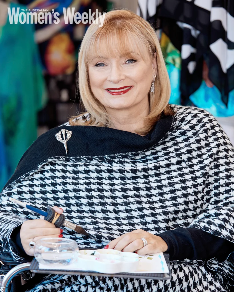 Quadriplegic designer Carol Taylor created a new career for herself