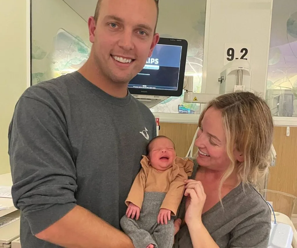 Becky Miles teases exciting baby news