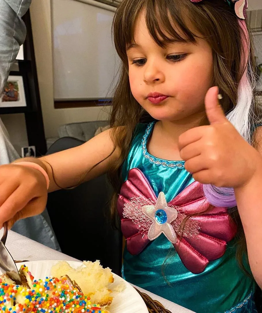 Megan Gale and fiancé Shaun Hampson's cutest family photos