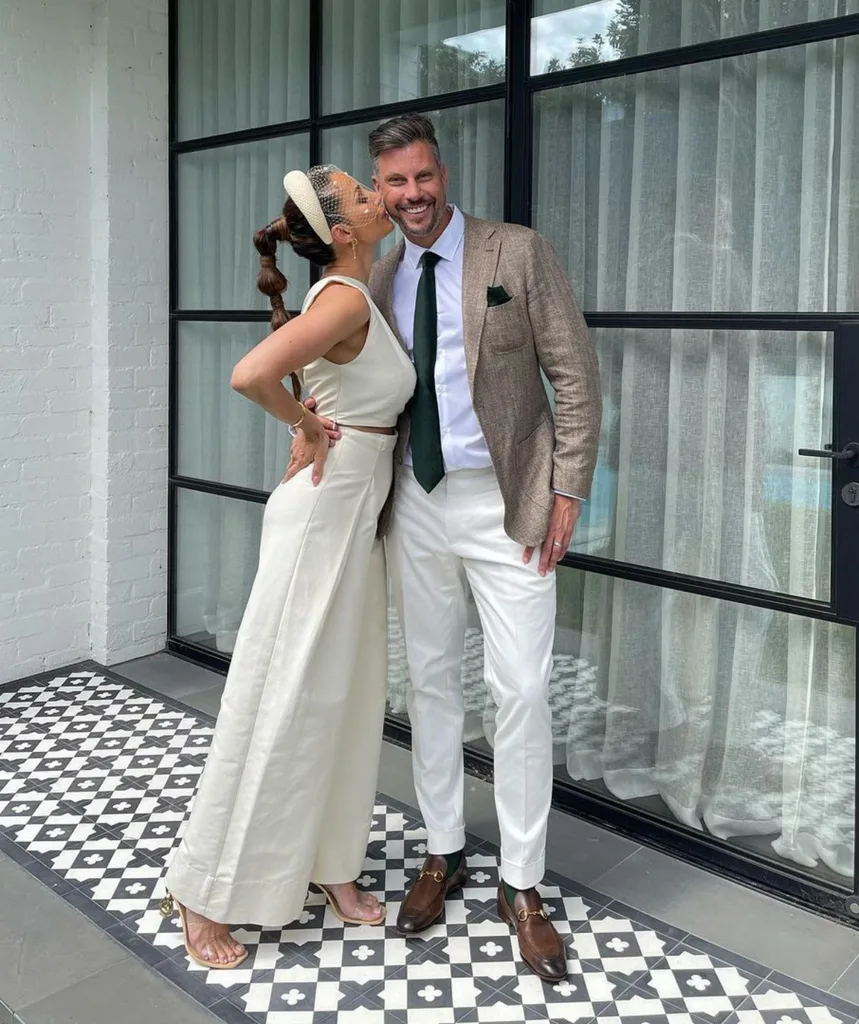 The Bachelor's Sam Wood and Snezana Markoski celebrate their wedding ...