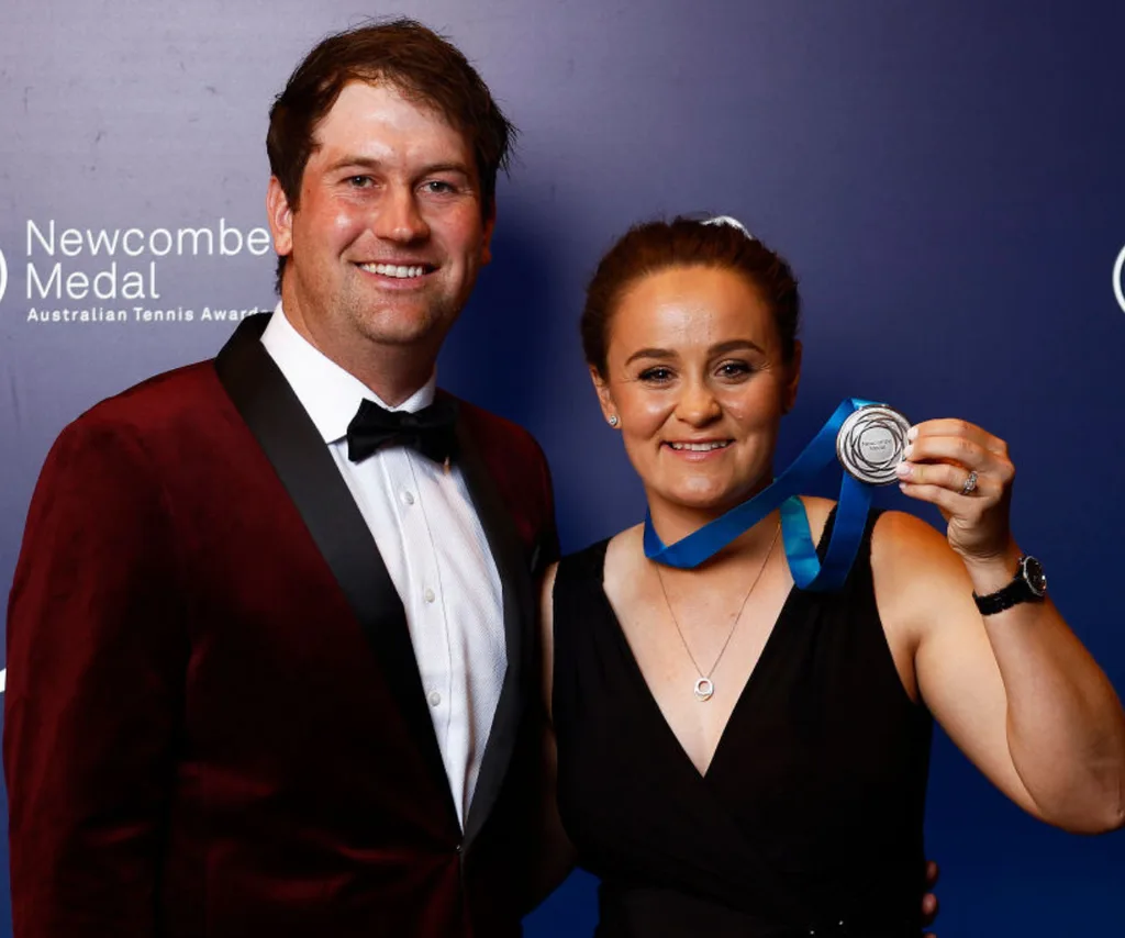 Ash Barty steps out for Tennis Australia's 'night of nights'